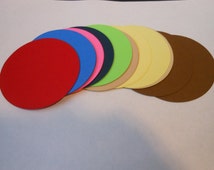Popular items for cardstock circles on Etsy