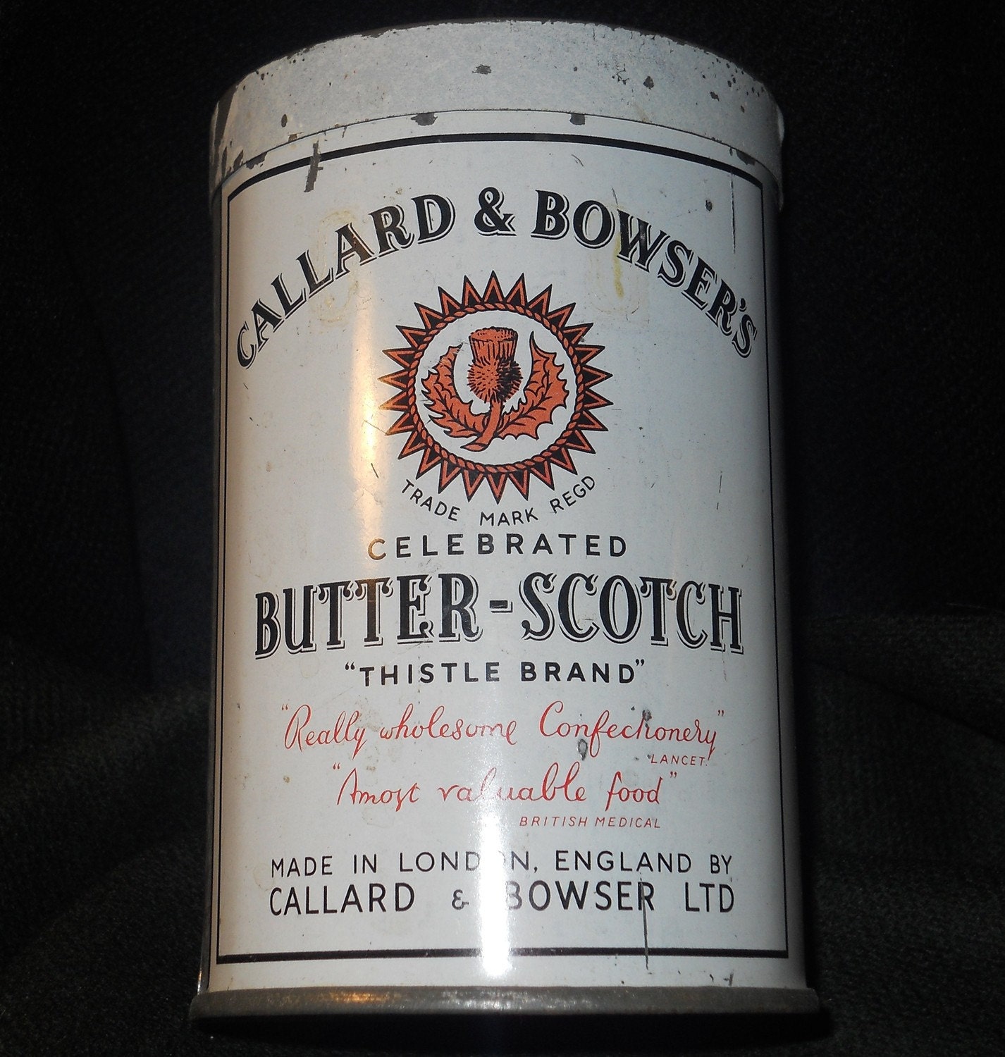 1940ish Callard And Bowsers Tin Can By Oldmossytreasures On Etsy