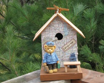 Airplane birdhouse | Etsy