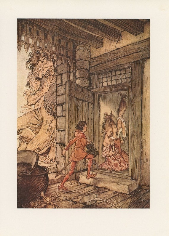 Jack And The Beanstalk Taking Keys Of The Castle Jack by KingPaper