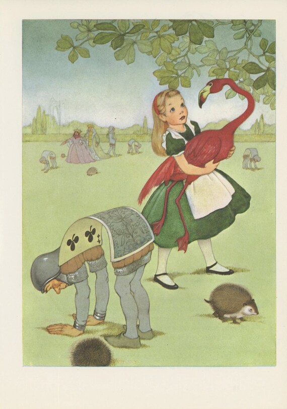 Alice In Wonderland Queen Croquet at Edward Padgett blog