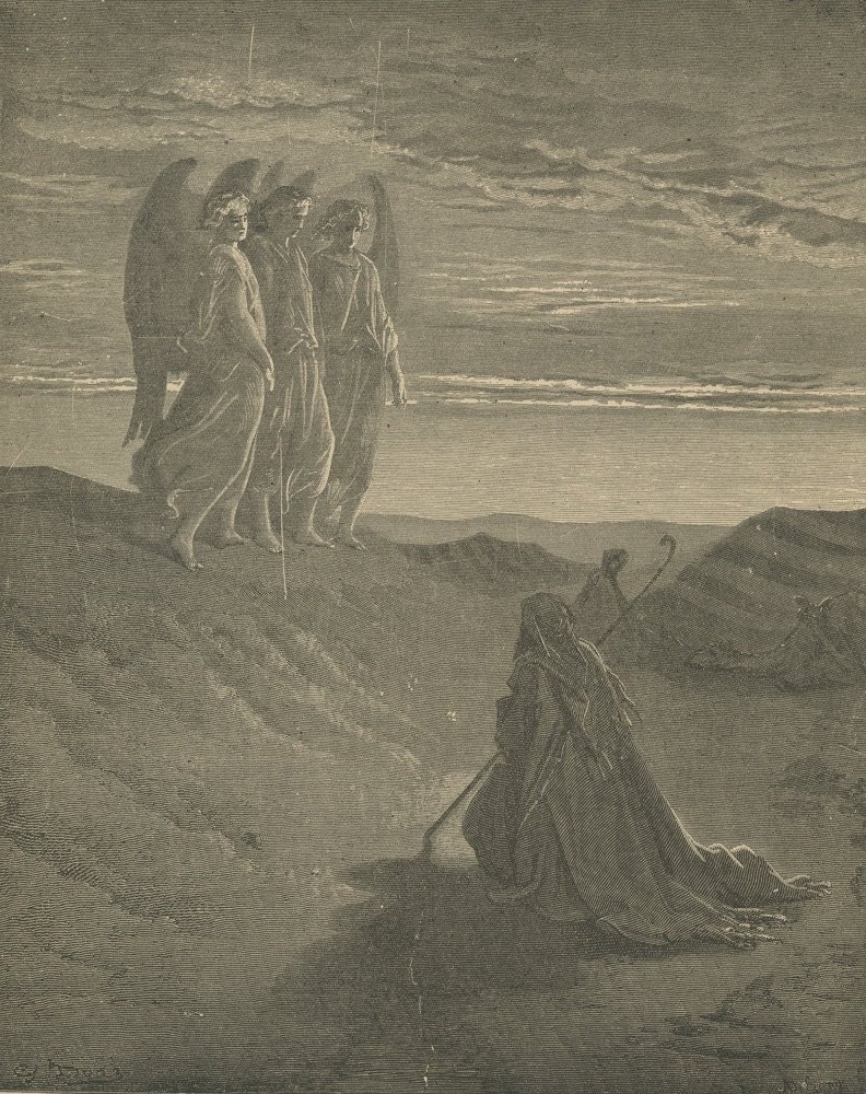 1889, Noah And Angels, “Bible Talks With Children”, Printed In The USA ...