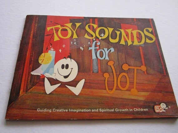 Vintage 1970 Jot The Dot Toy Sounds For Jot Book
