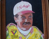 Items similar to Terry LaBonte Oil Portrait 11" x 14", oil, painting ...