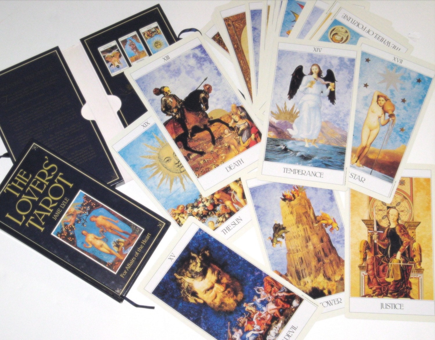 Lover s Tarot Card Deck Book Set By Jane Lyle Mint