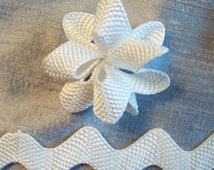 Popular items for ric rac flower on Etsy