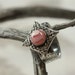 Passion Stone Artisan silver and Rhodocrisite gemstone ring