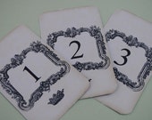 Items similar to Set of 6. Number. Sticker Labels. Shabby Chic. Vintage ...