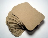 Items similar to Kraft Paper Scroll Block 3.25 inches by 2.5 inches set ...