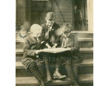 Popular items for boy reading on Etsy