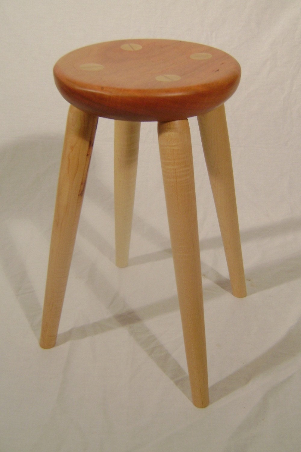 Minimalist stool made from locally harvested by AppalachianJoinery