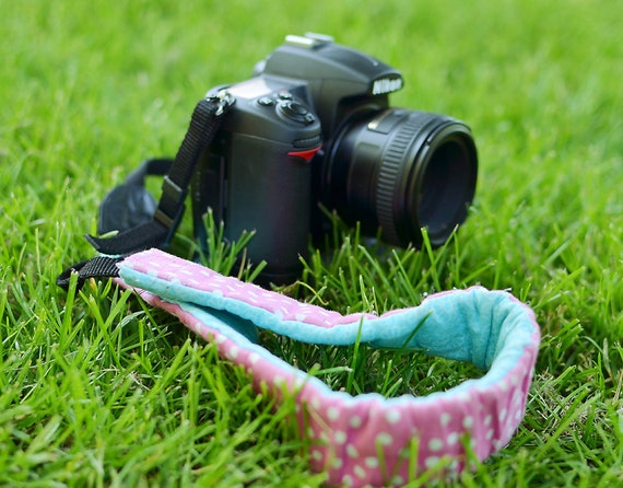 Items similar to DSLR Camera Strap Padded Cover - Choose your own ...