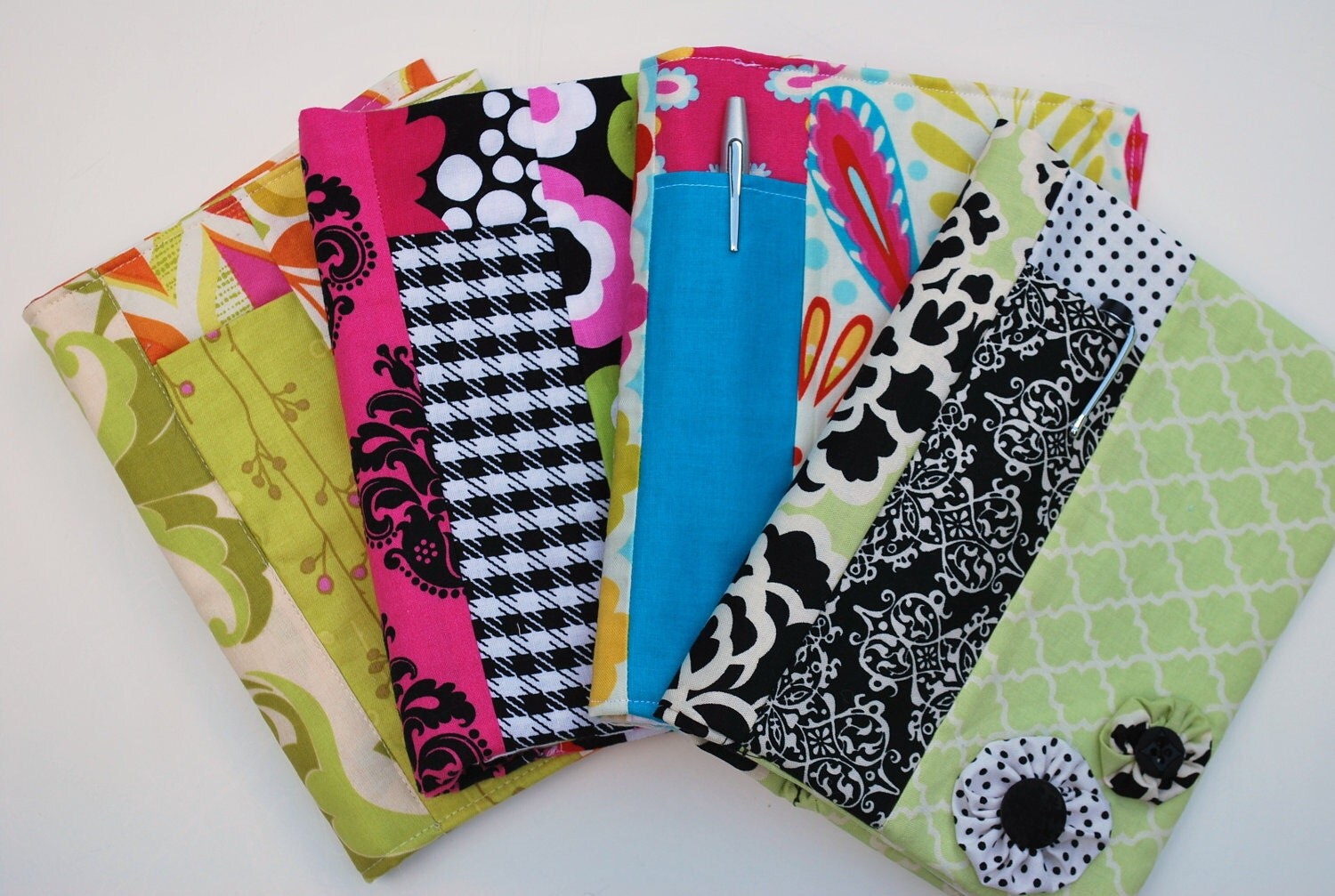Pdf Spiral Fabric Notebook Cover Sewing Pattern 2 Sizes
