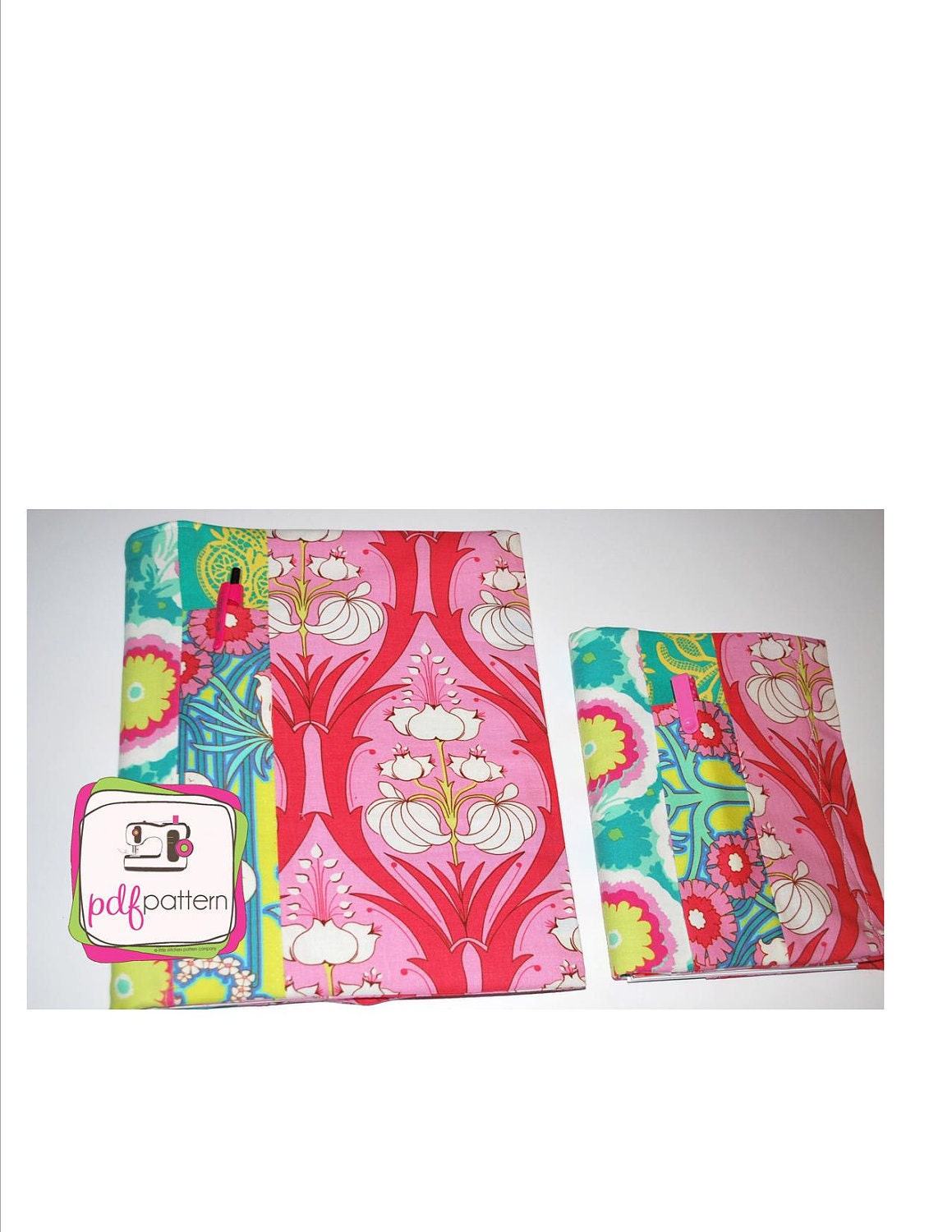 Pdf Spiral Fabric Notebook Cover Sewing Pattern Now In 2