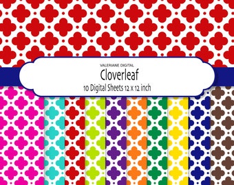 Popular items for digital quatrefoil on Etsy