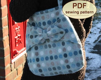 Sewing pattern to make the Bon Bon Clutch Purse PDF pattern