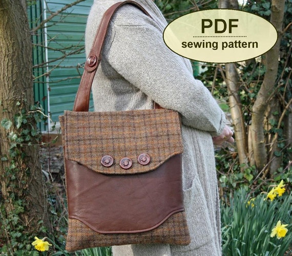Messenger bag sewing pattern Rural Correspondent by charliesaunt