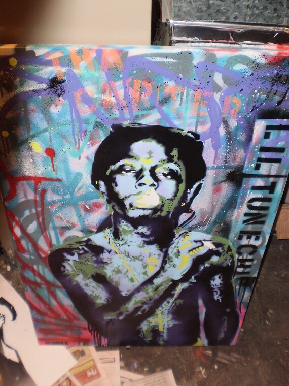 Lil Wayne Graffiti by AlexColejr on Etsy