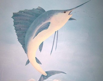 Large Sailfish Theorem Stencil - Nautical Stencil - Ocean Stencil ...