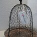 Vintage Chicken Wire Cloche by lovintagefinds on Etsy