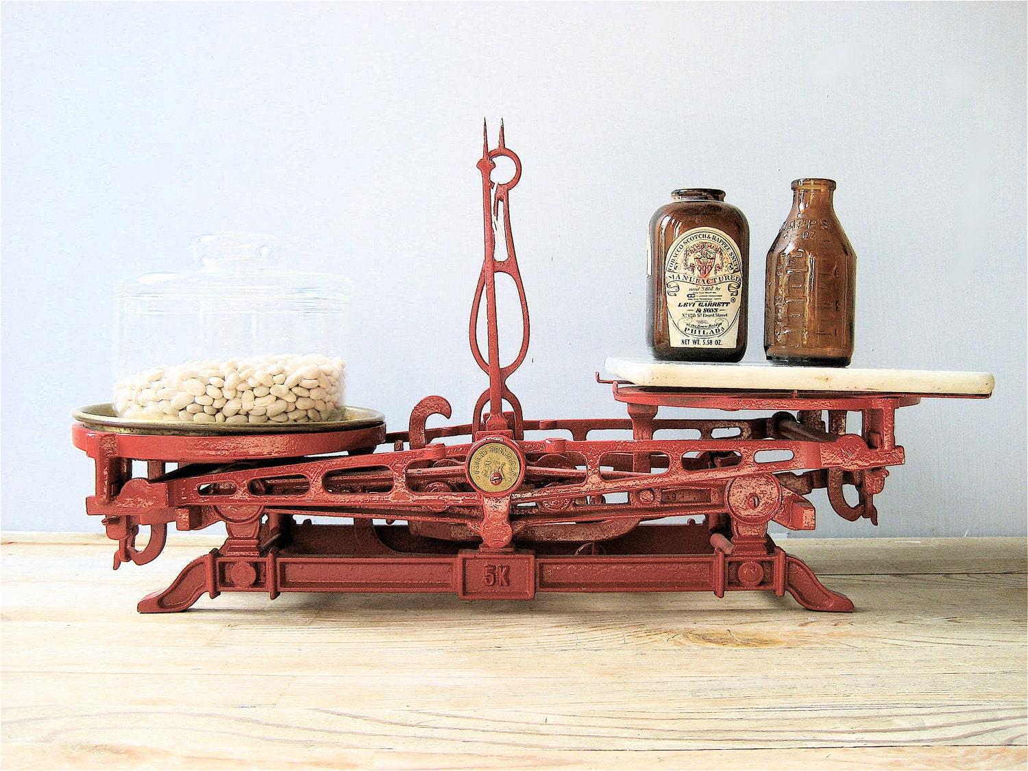 RESERVED Vintage Cast Iron Scale