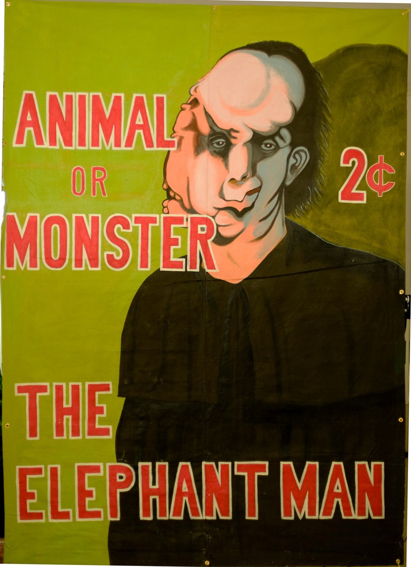 The Elephant Man sideshow banner