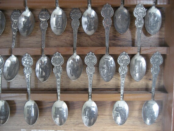 Vintage American Collectors Guild 50 State Spoons Plus