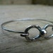 Infinity Rustic Sterling Silver Bracelet by barbmallonjewelry