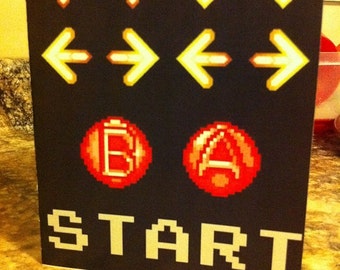 Mario Card Template by PaperRockScisorz on Etsy