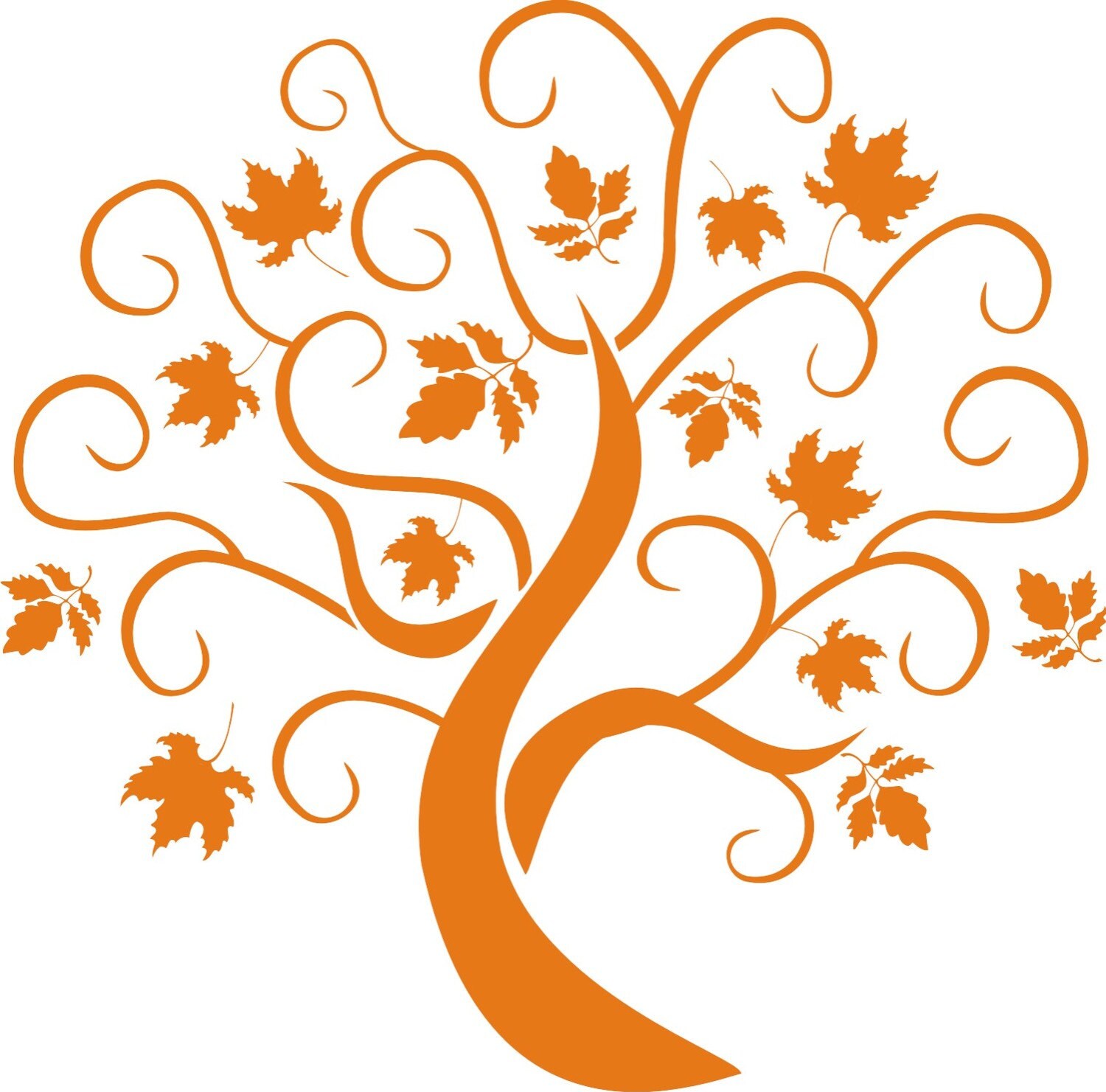 Autumn Tree Vinyl Decal Wall Sticker Wall Tattoo by Tibi291