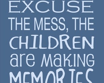 Please excuse mess | Etsy