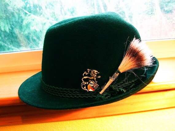 Bavarian Alpine Hat Traditional German Trachten Mt Climbing