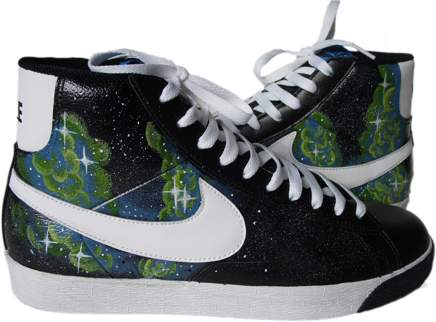 Custom Painted Galaxy theme Nike sneakers Men size 11