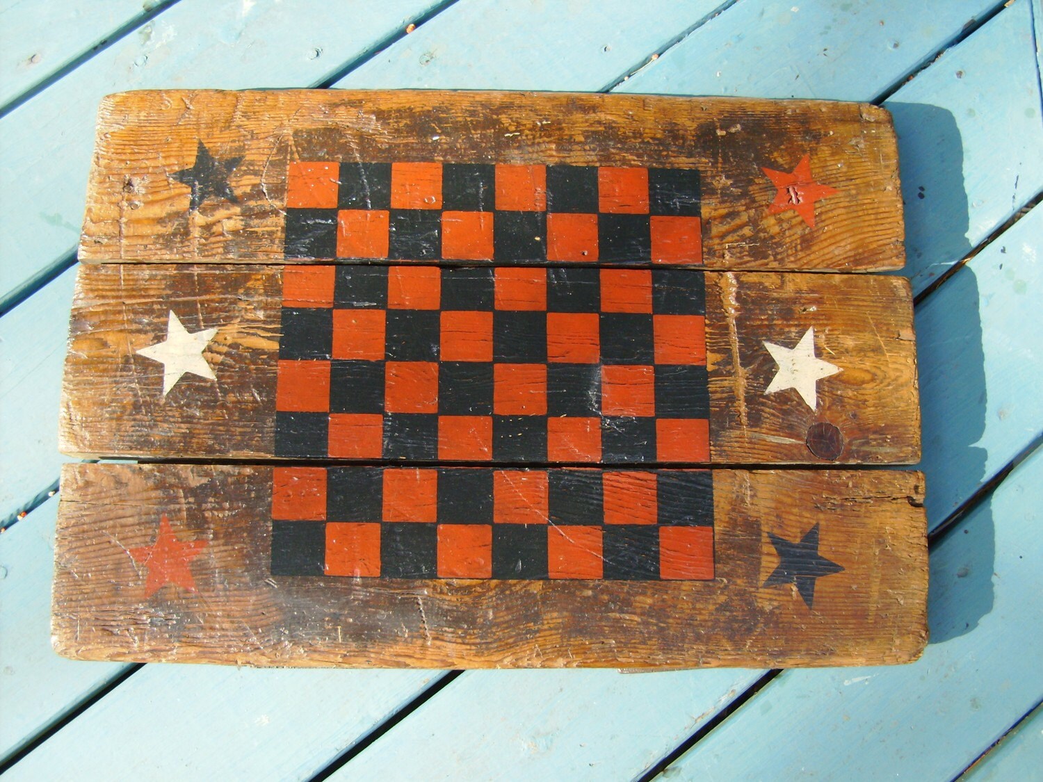 Old Barndoor Primitive Checkerboard