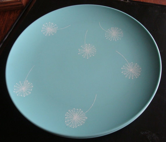 2 Vintage Texas Ware Dandelion Dinner Plates by JSsJunk on Etsy