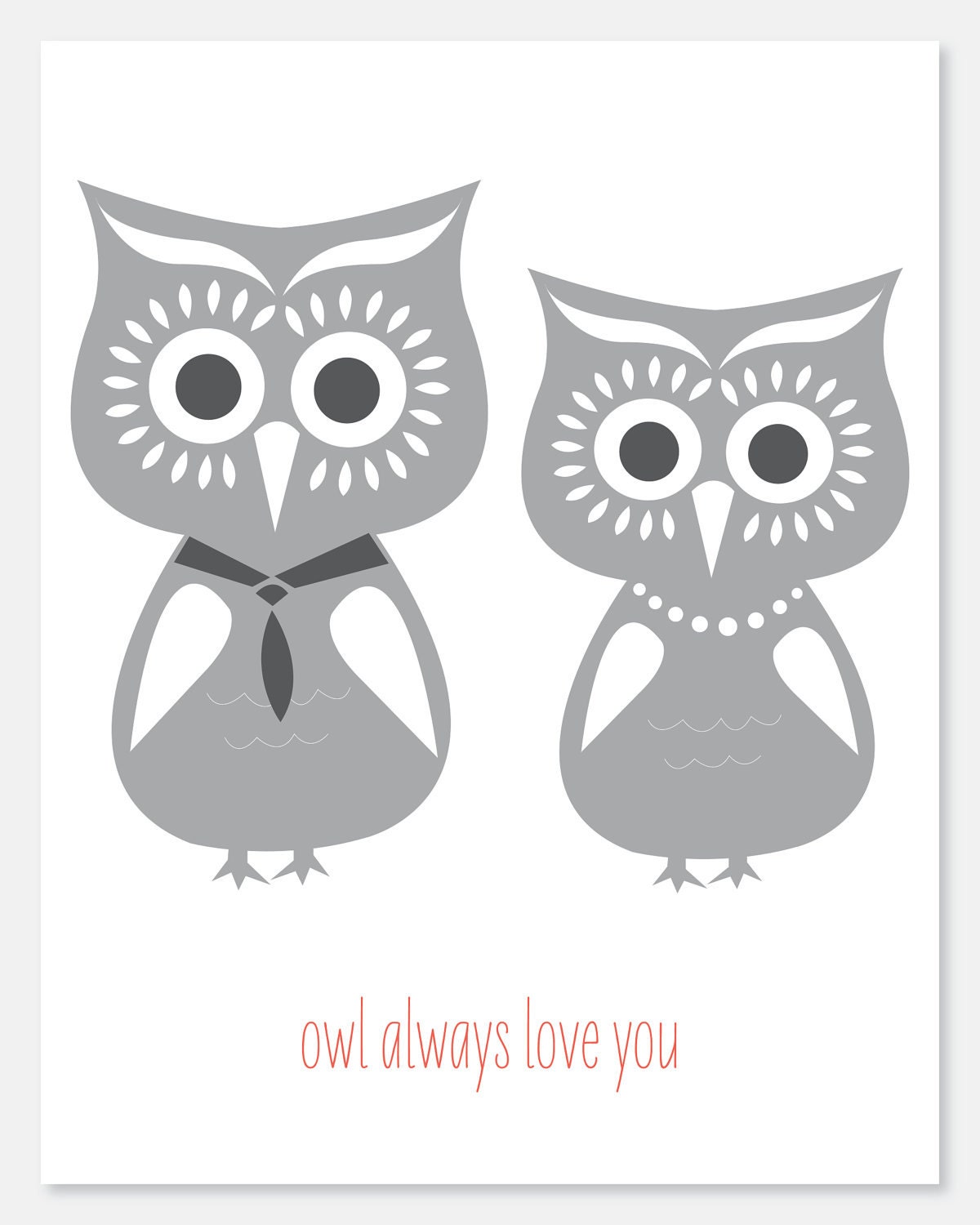 Items similar to Owl Always Love You Print on Etsy