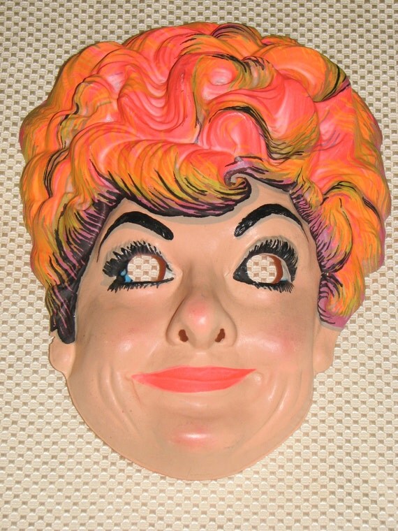 Lucille Ball Halloween Mask 1960 Halco