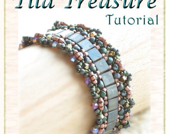 Beaded Bangle Tutorial Cubic Right Angle Weave / RAW Simple