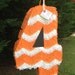 Large Number Four Pinata. Chevron Pattern. Custom Number