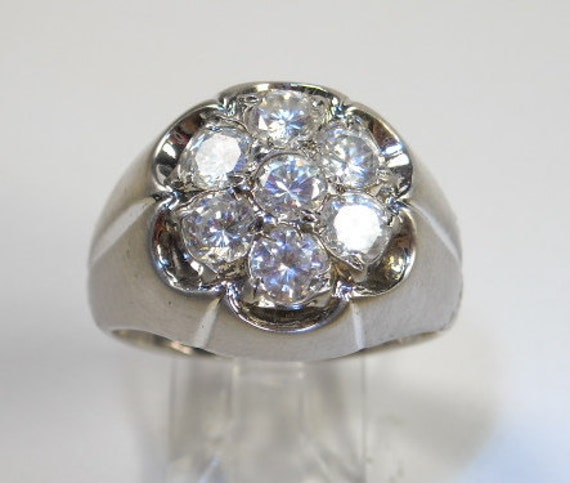 Vintage Mens Kentucky Cluster Ring Size 10 by SparkleCo on Etsy