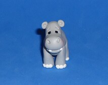 Unique clay hippo related items | Etsy