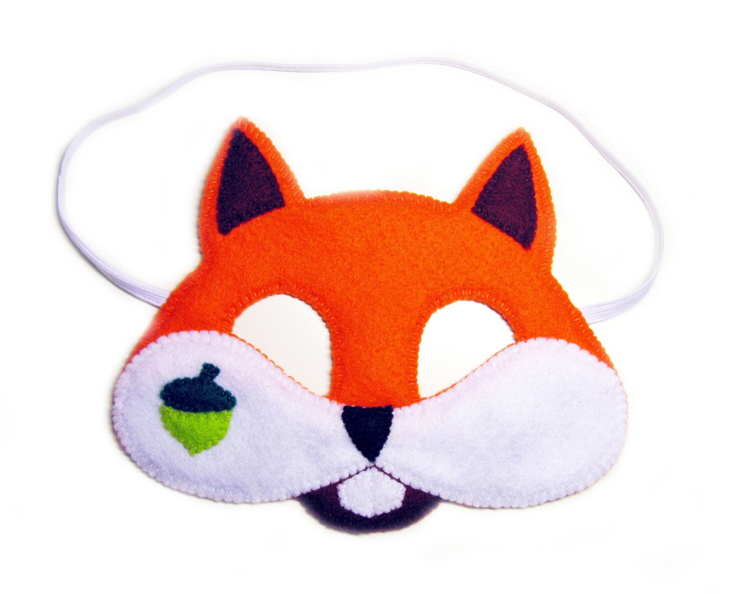 Squirrel felt mask for kids