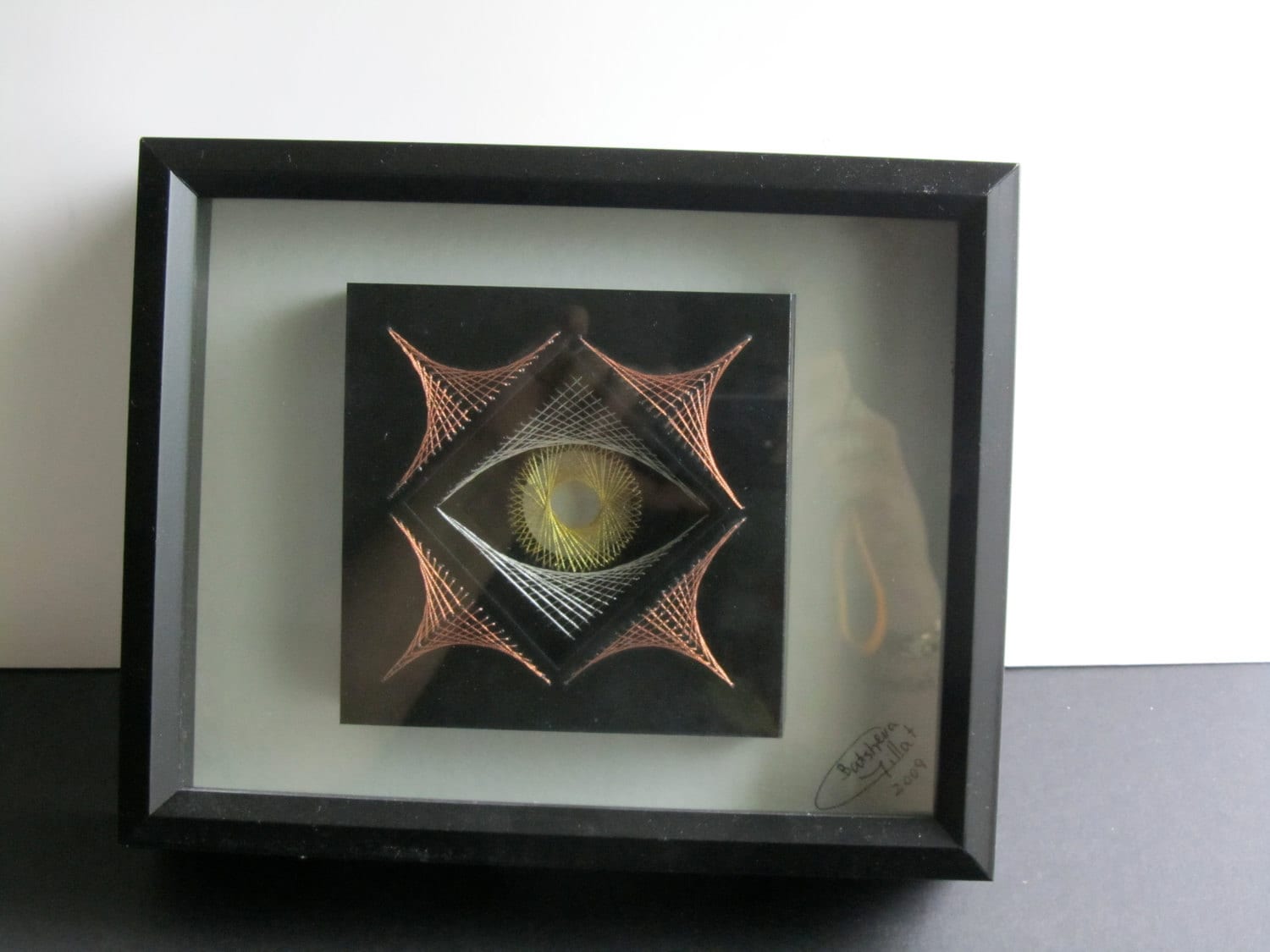 STRING ART Home Décor Abstract EYE Wall Art Handmade Original