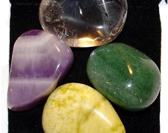LIFE PATH PURPOSE Tumbled Crystal Healing Set by TheMagicIsInYou