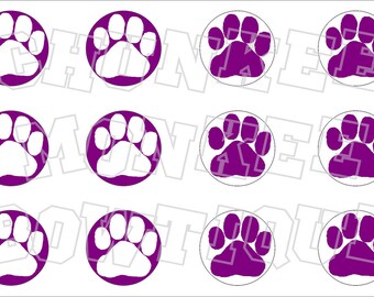 White paw print | Etsy