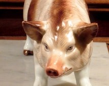 Popular items for antique pig on Etsy