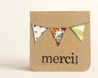 Popular items for merci cards on Etsy