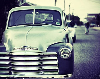 Items similar to Rustic Photography - Rusty - Old - Green Car ...