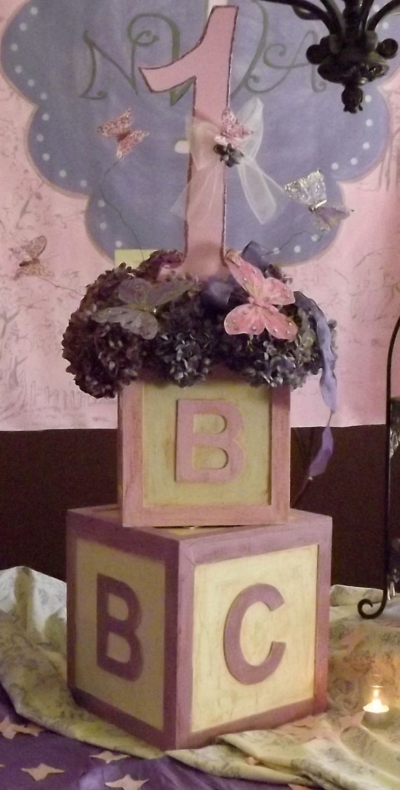 Items Similar To Baby Block Centerpiece On Etsy items-similar-to-baby-block-centerpiece-on-etsy