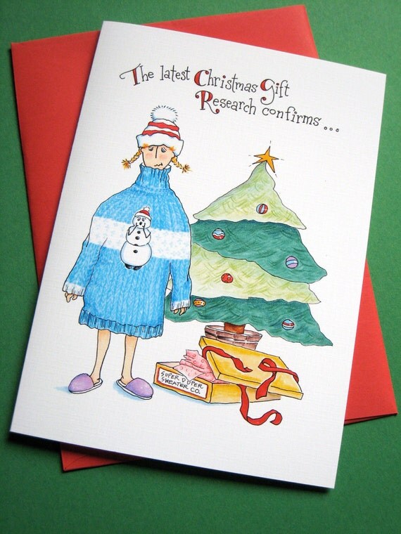 Items Similar To Funny Christmas Card Ugly Sweater Holiday Card Items Similar To Funny Christmas Card Ugly Sweater Holiday Card